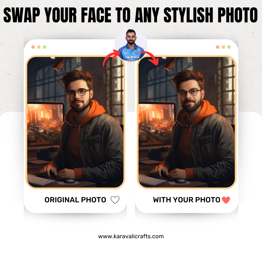 FACE SWAP MAGIC 🪄 – Karavali Crafts
