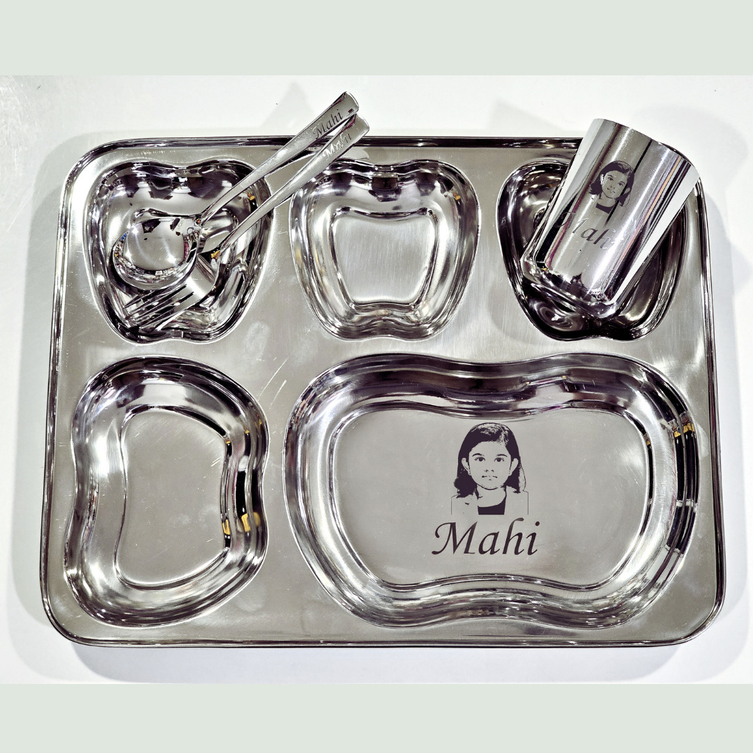 CUSTOMIZED STAINLESS STEEL THALI SETS – Karavali Crafts